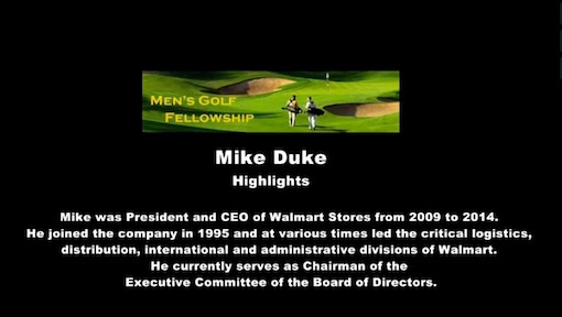 mike duke – resources | Men's Golf Fellowship